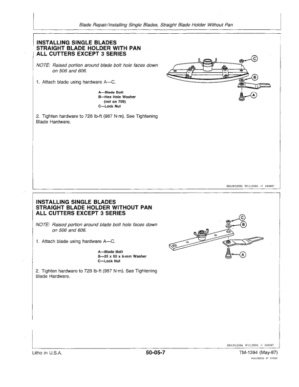 John Deere Planter Monitoring System Service Repair Manual (TM1270)