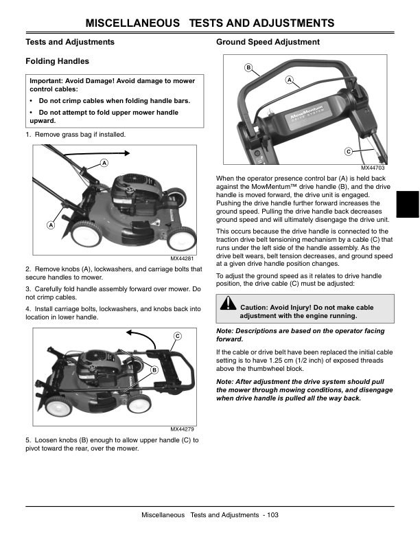John Deere JS26, JS28, JS36, JS38, JS46, JS48, JM26, JM36, JM46 Rotary ...