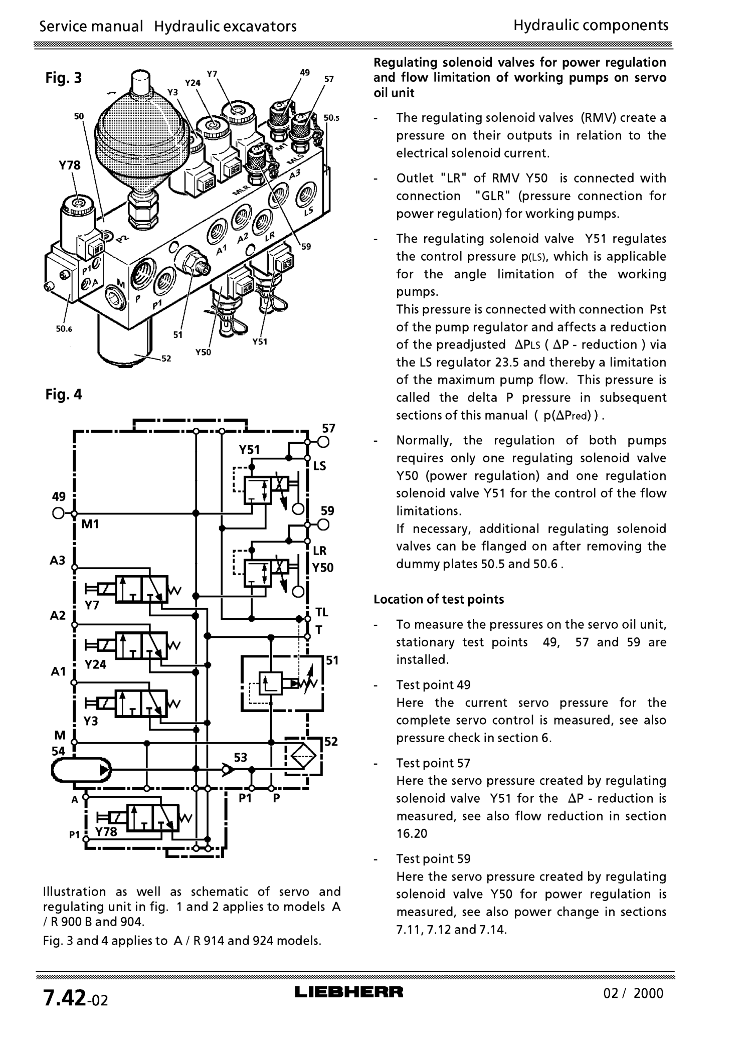 Liebherr A900 B Litronic Excavator Operators Service Repair Manual