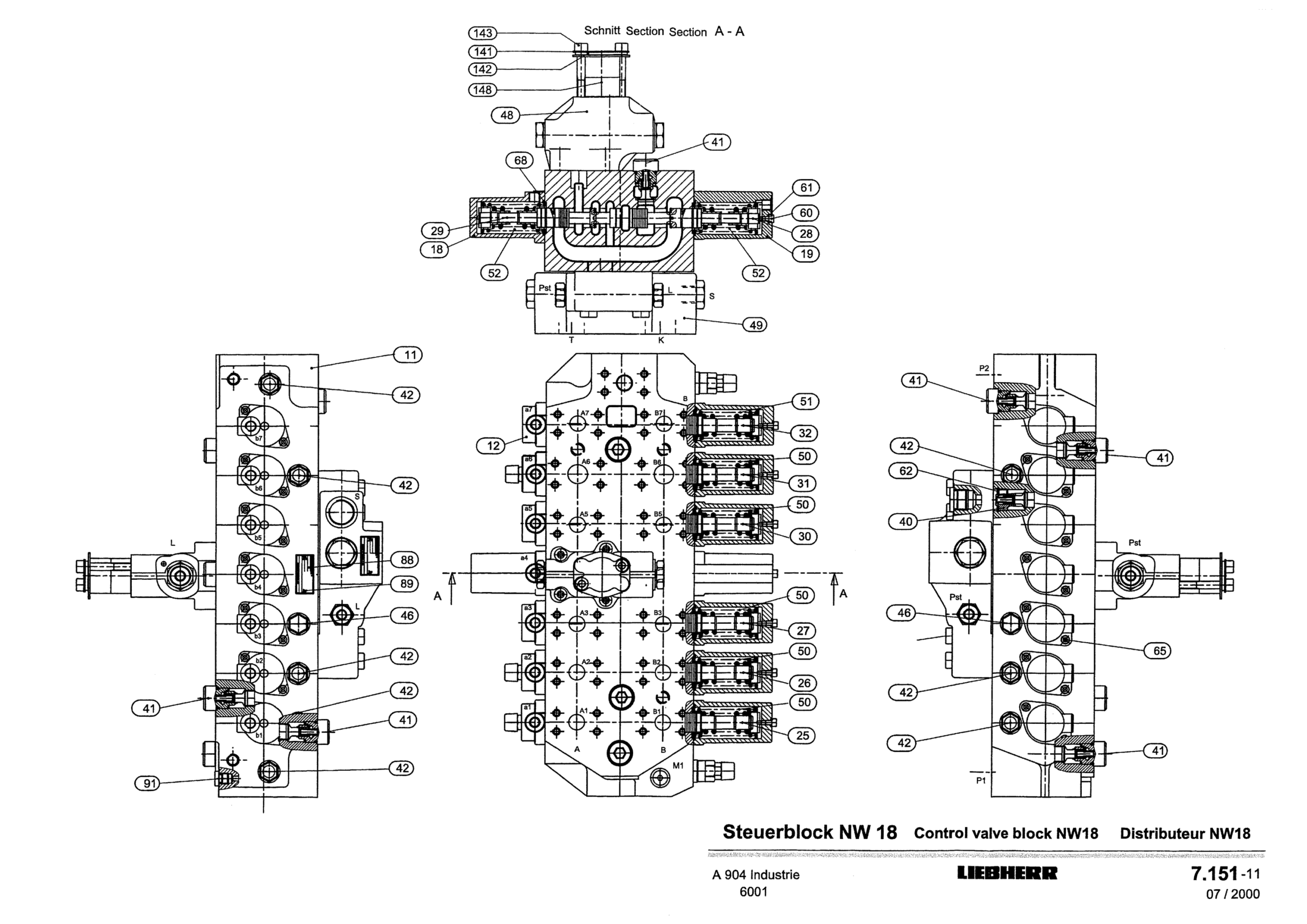 Liebherr A900 B Litronic Excavator Operators Service Repair Manual