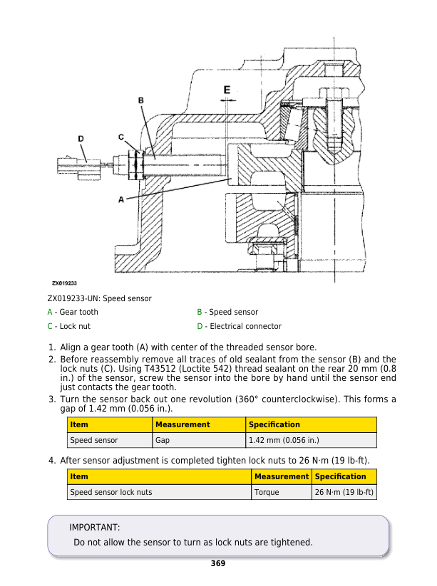 John Deere 3200, 3400 Telescopic Handlers Repair Technical Manual (TM4626)