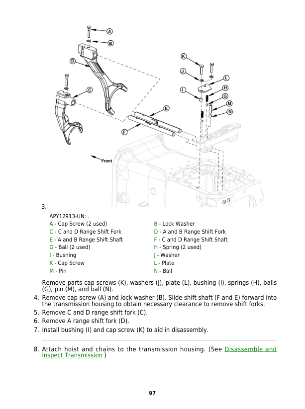John Deere 12X4 Drive Train Component Technical Manual (CTM903519)