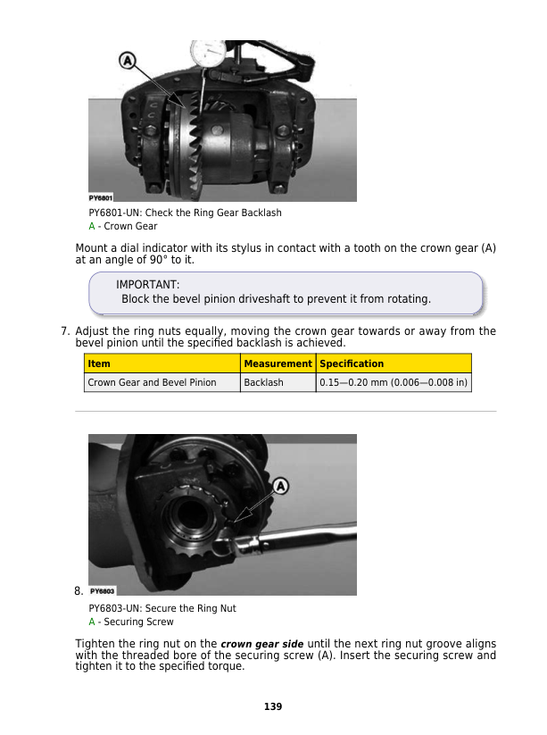 John Deere One-Piece Front-Wheel Drive Axles (725-5E and 730-5M ...